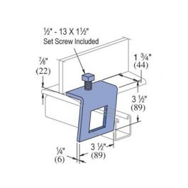 Unistrut/B-Line beam clamp for B22 ZINC